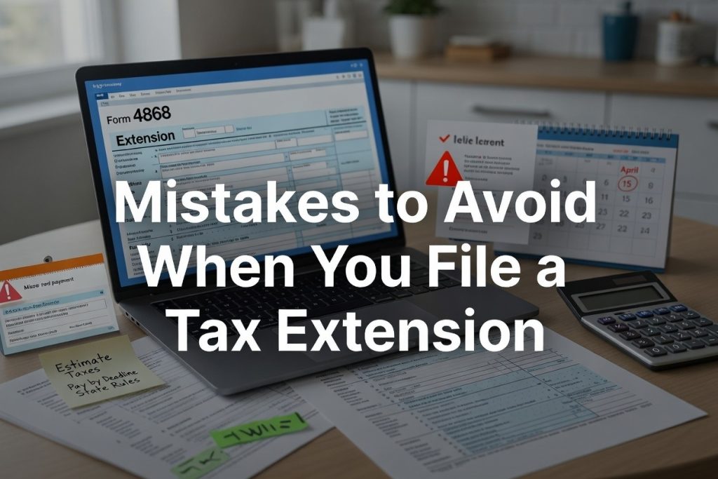 Tax Extension: Common Mistakes to Avoid When Filing 2026
